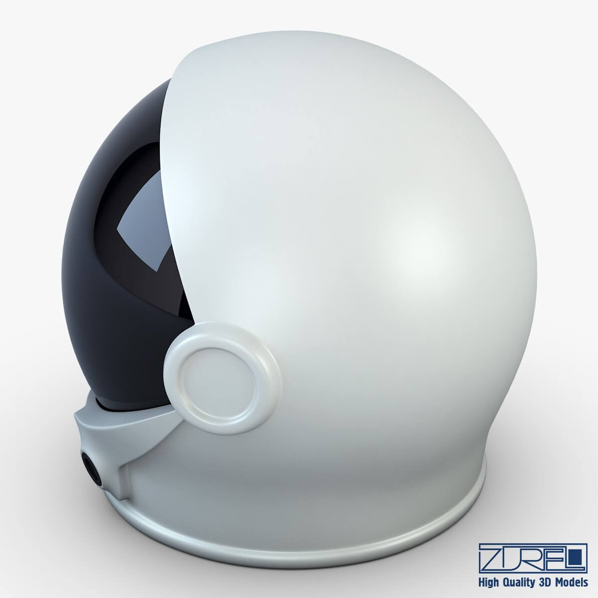 Astronaut Helmet - 3D Model by Zurel