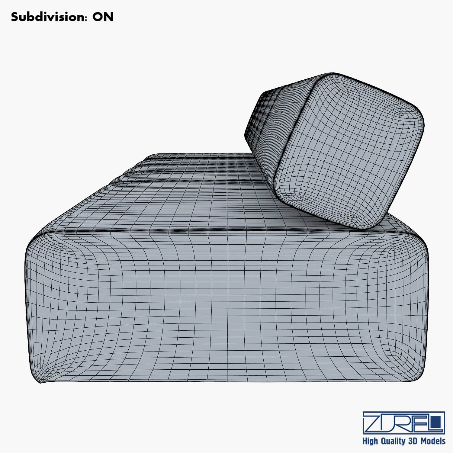 Atollo Sofa V 1 - 3D Model by Zurel