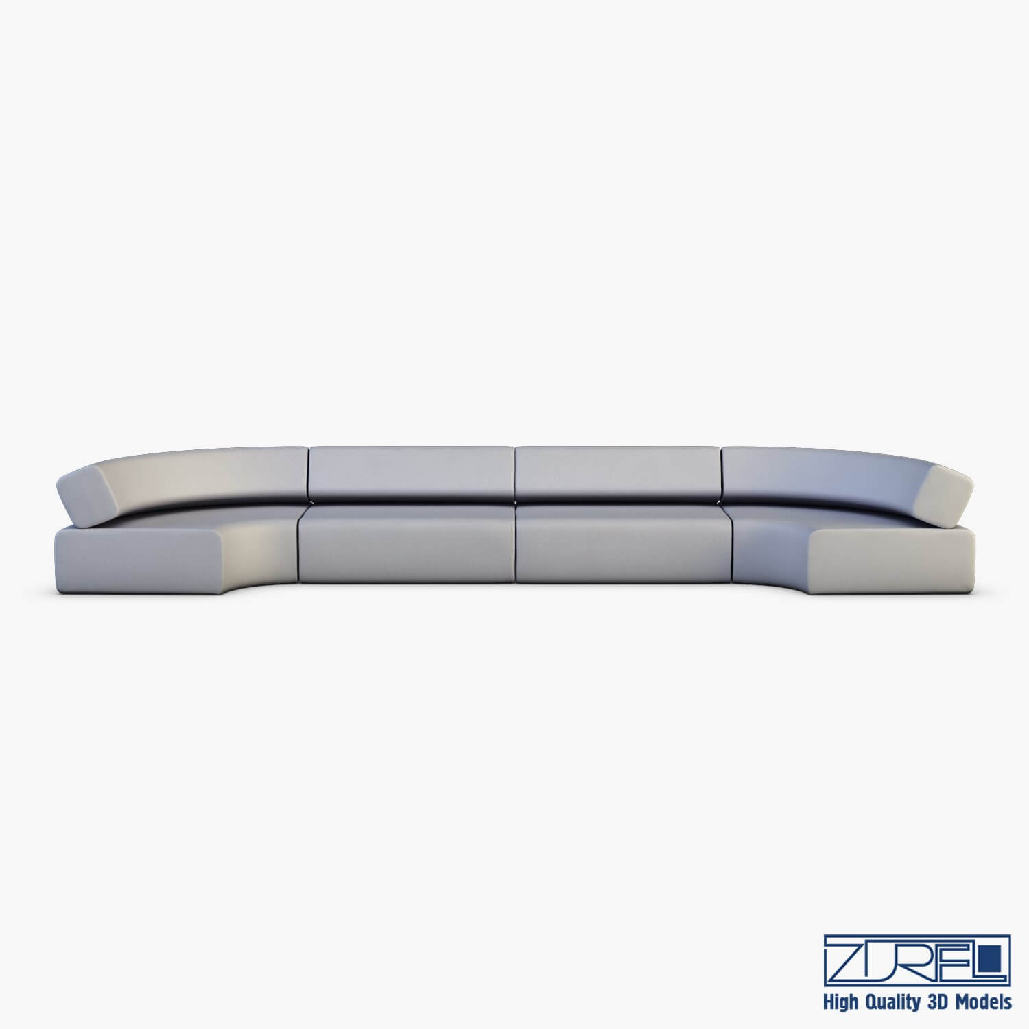 Atollo Sofa V 2 - 3D Model by Zurel