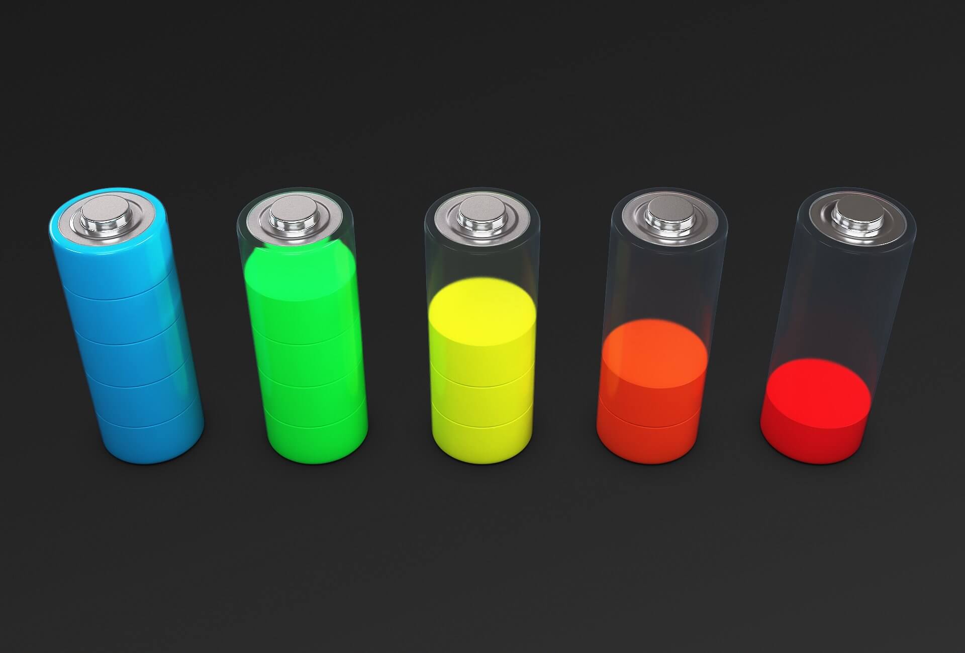 Battery Icon M 1 - 3D Model by Zurel