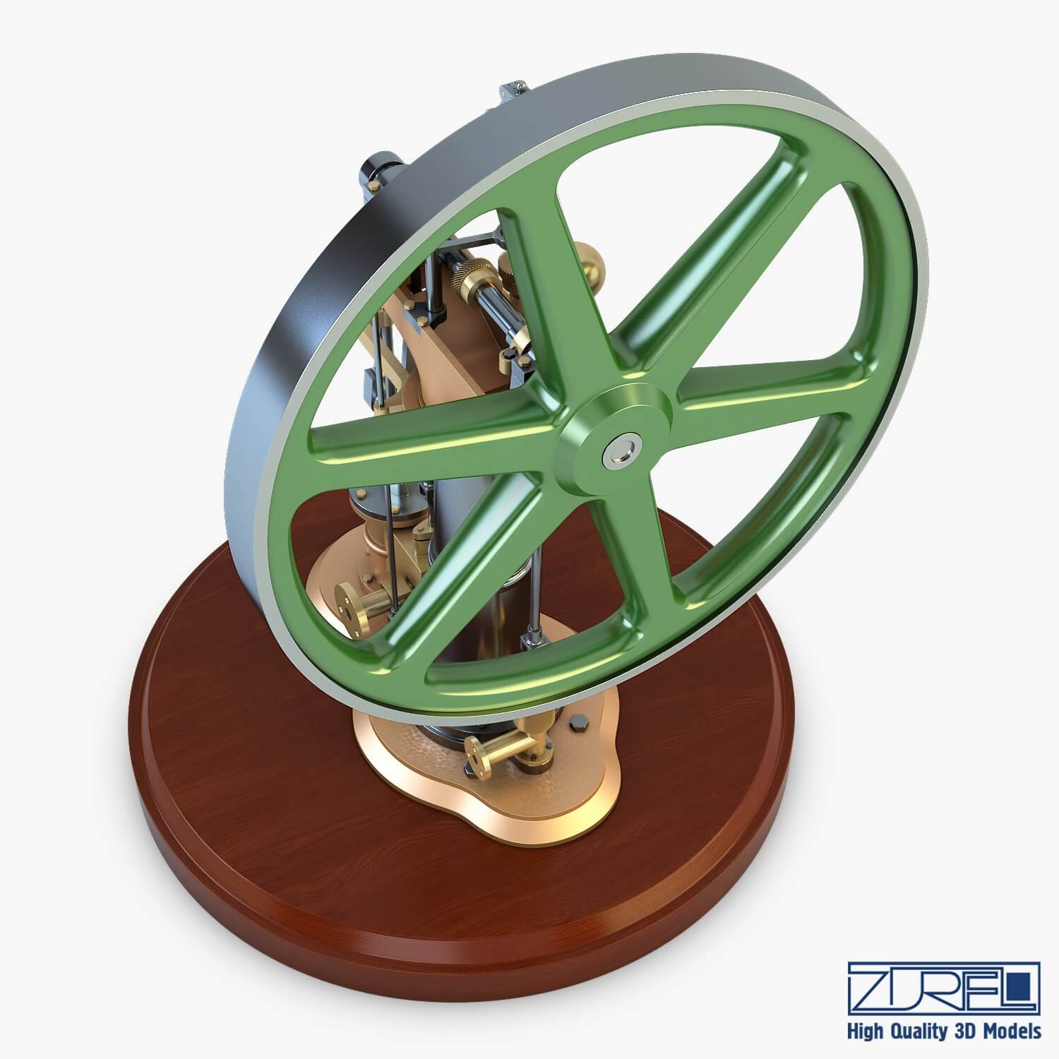 Benson Vertical Engine - 3D Model by Zurel