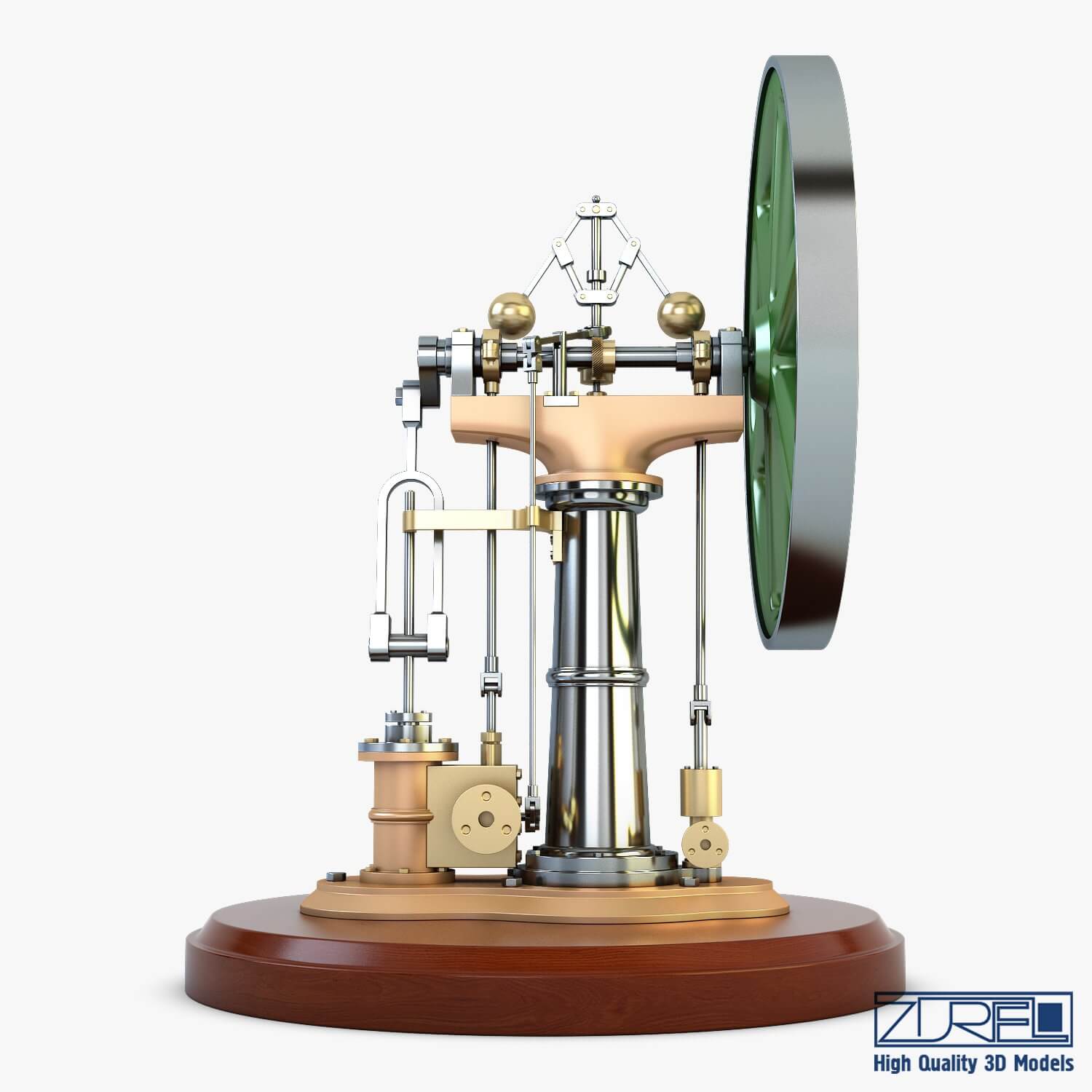 Benson Vertical Engine - 3D Model by Zurel