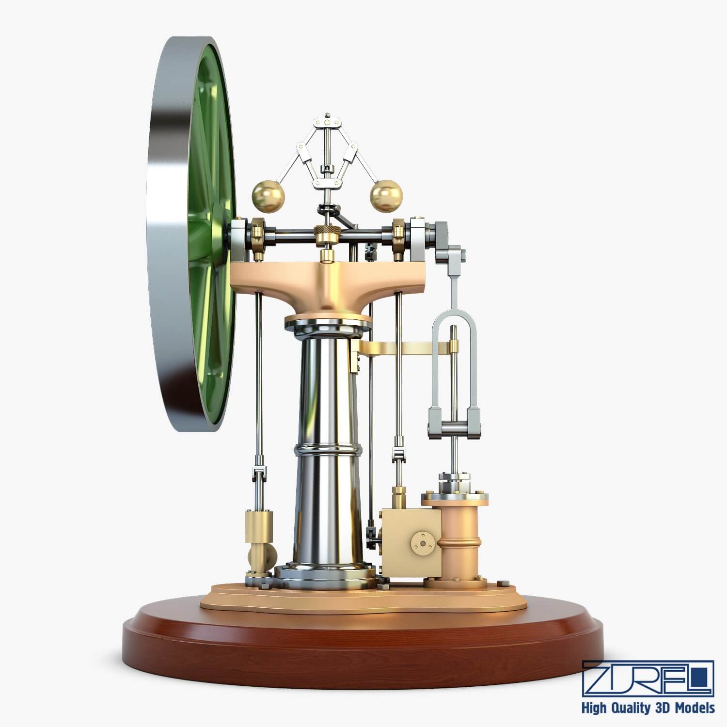 Benson Vertical Engine - 3D Model by Zurel