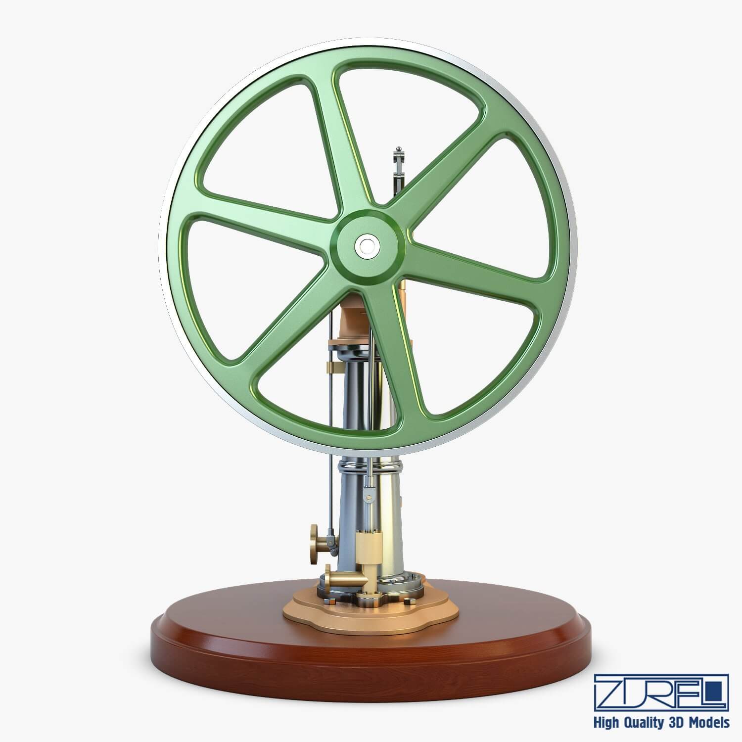 Benson Vertical Engine - 3D Model by Zurel