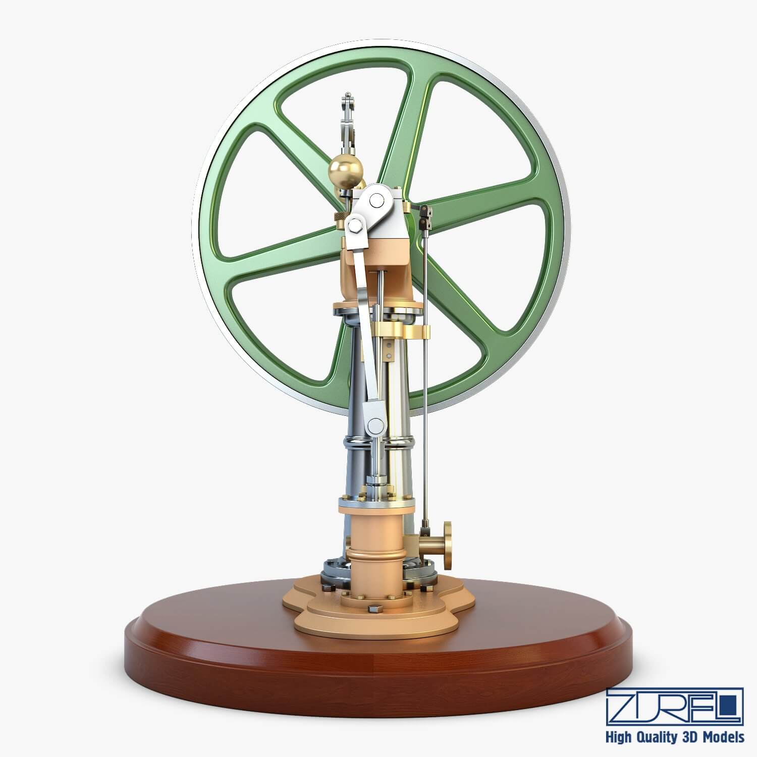 Benson Vertical Engine - 3D Model by Zurel