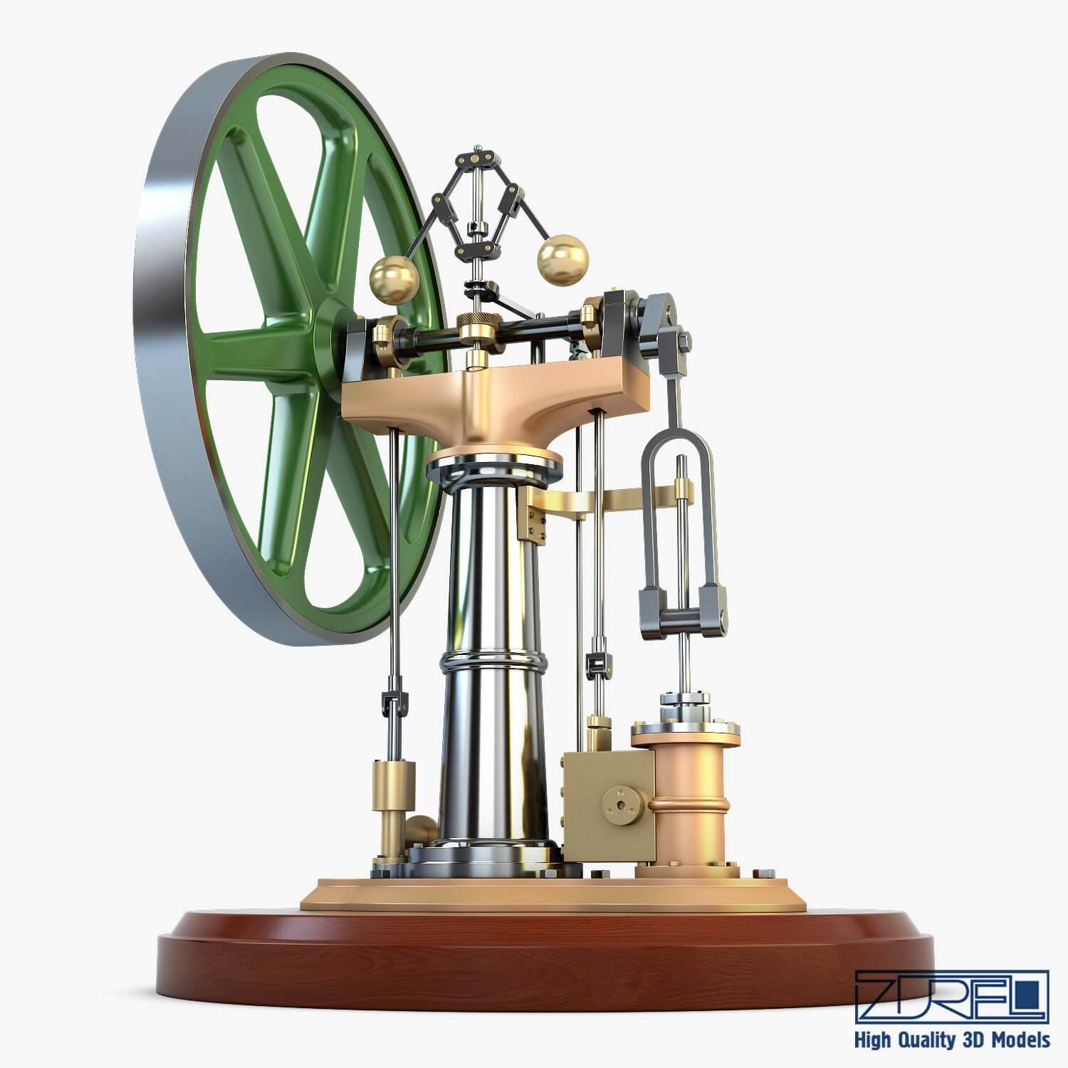 Benson Vertical Engine - 3D Model by Zurel