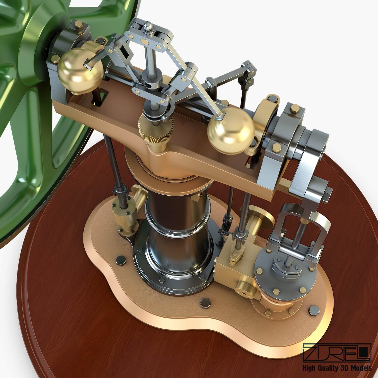 Benson Vertical Engine - 3D Model by Zurel