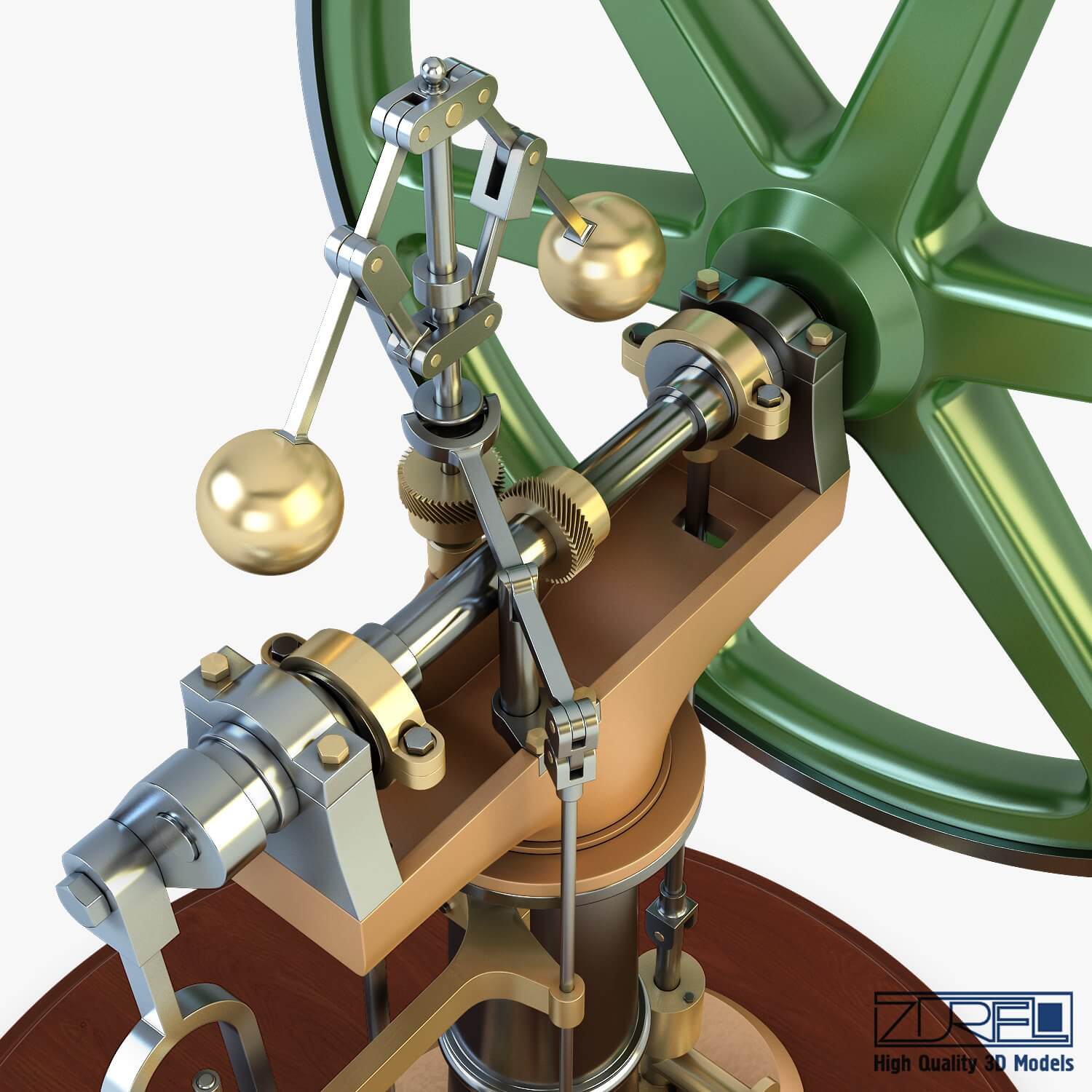 Benson Vertical Engine - 3D Model by Zurel