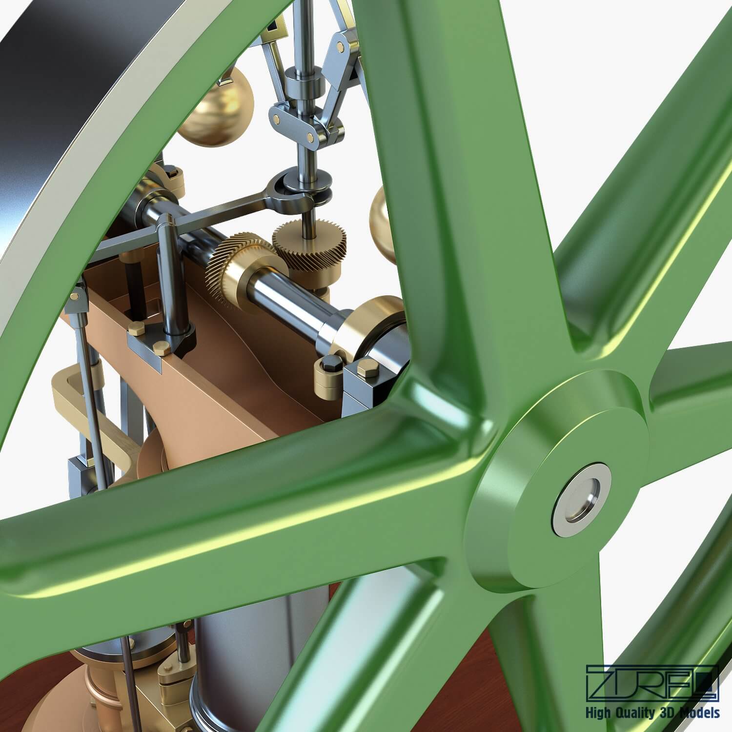 Benson Vertical Engine - 3D Model by Zurel