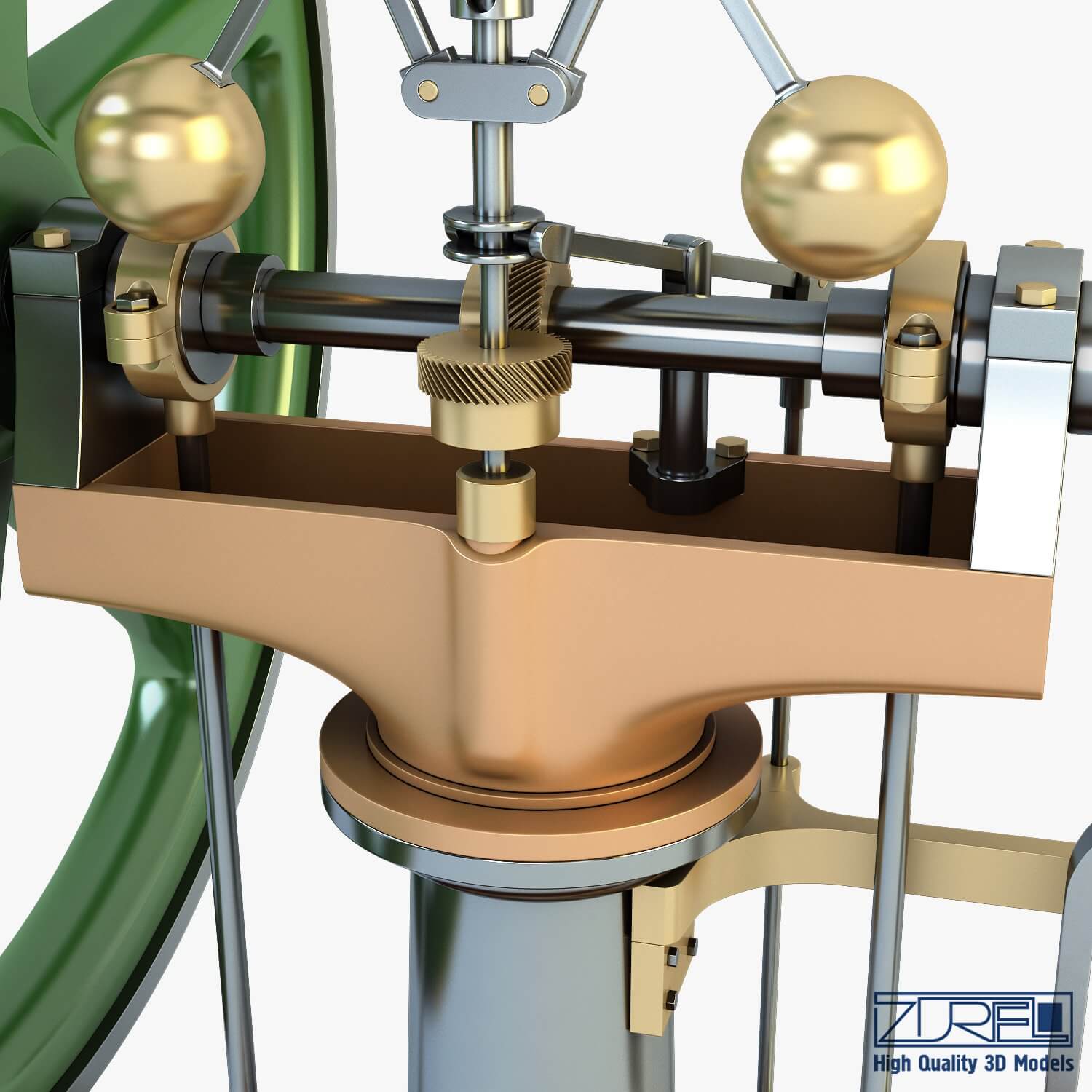 Benson Vertical Engine - 3D Model by Zurel