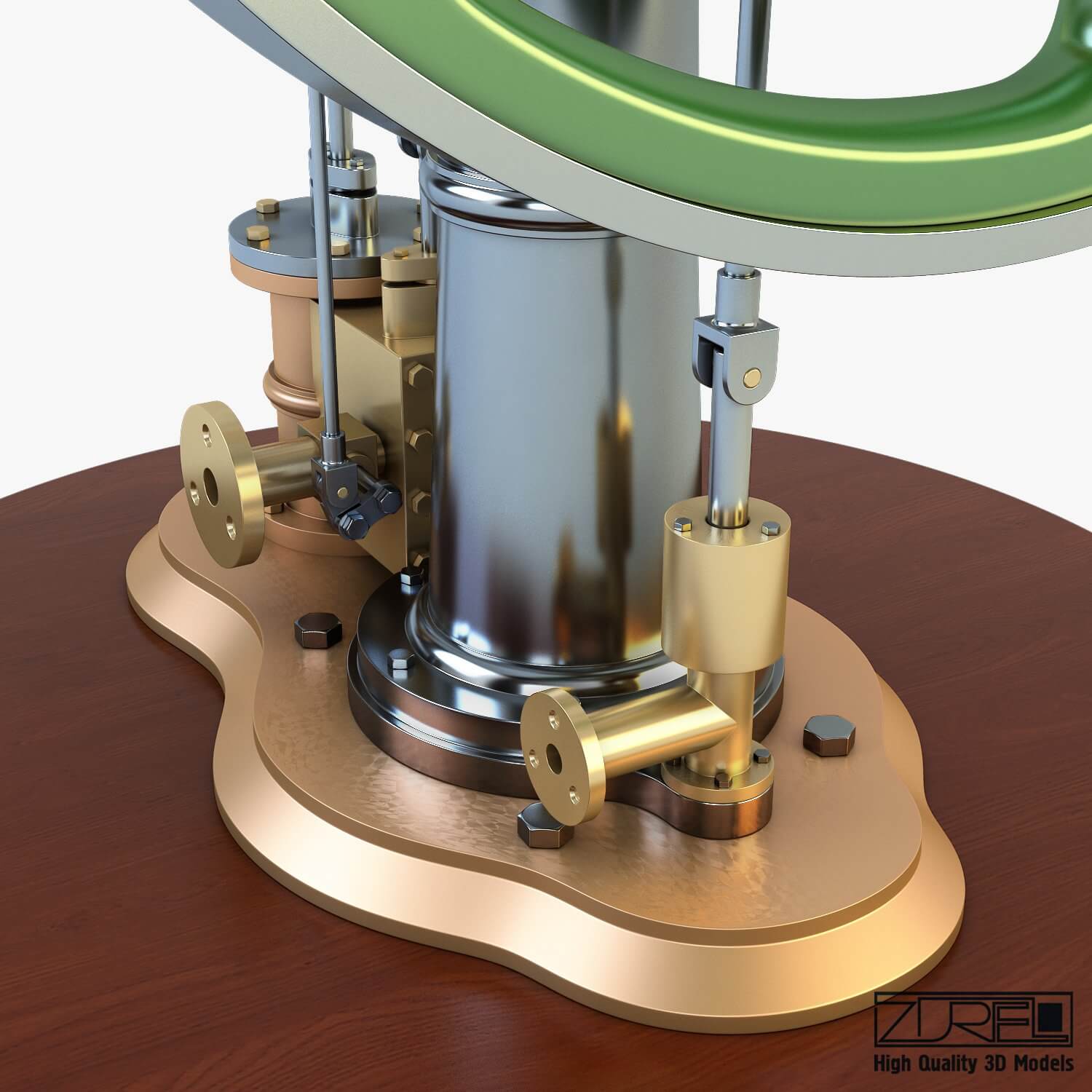 Benson Vertical Engine - 3D Model by Zurel