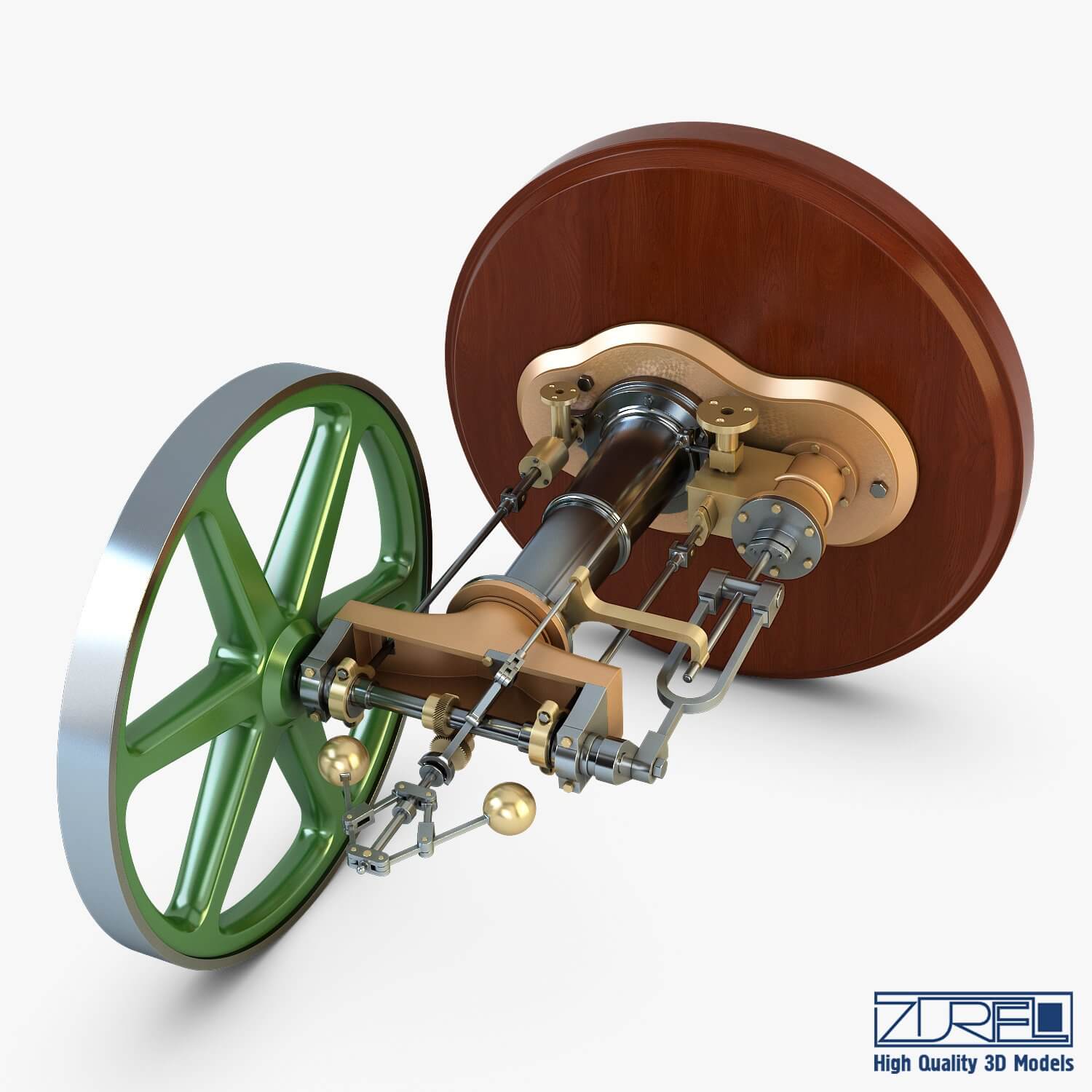 Benson Vertical Engine - 3D Model by Zurel