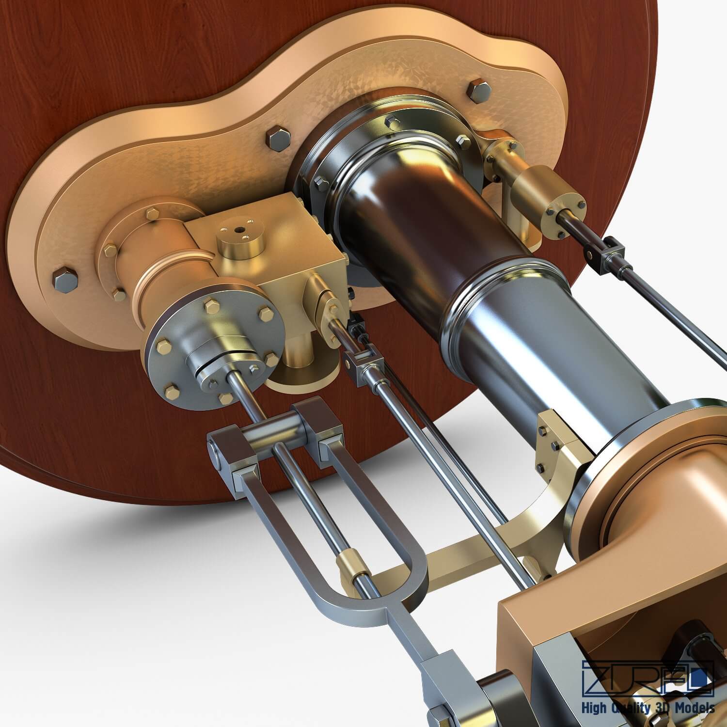 Benson Vertical Engine - 3D Model by Zurel