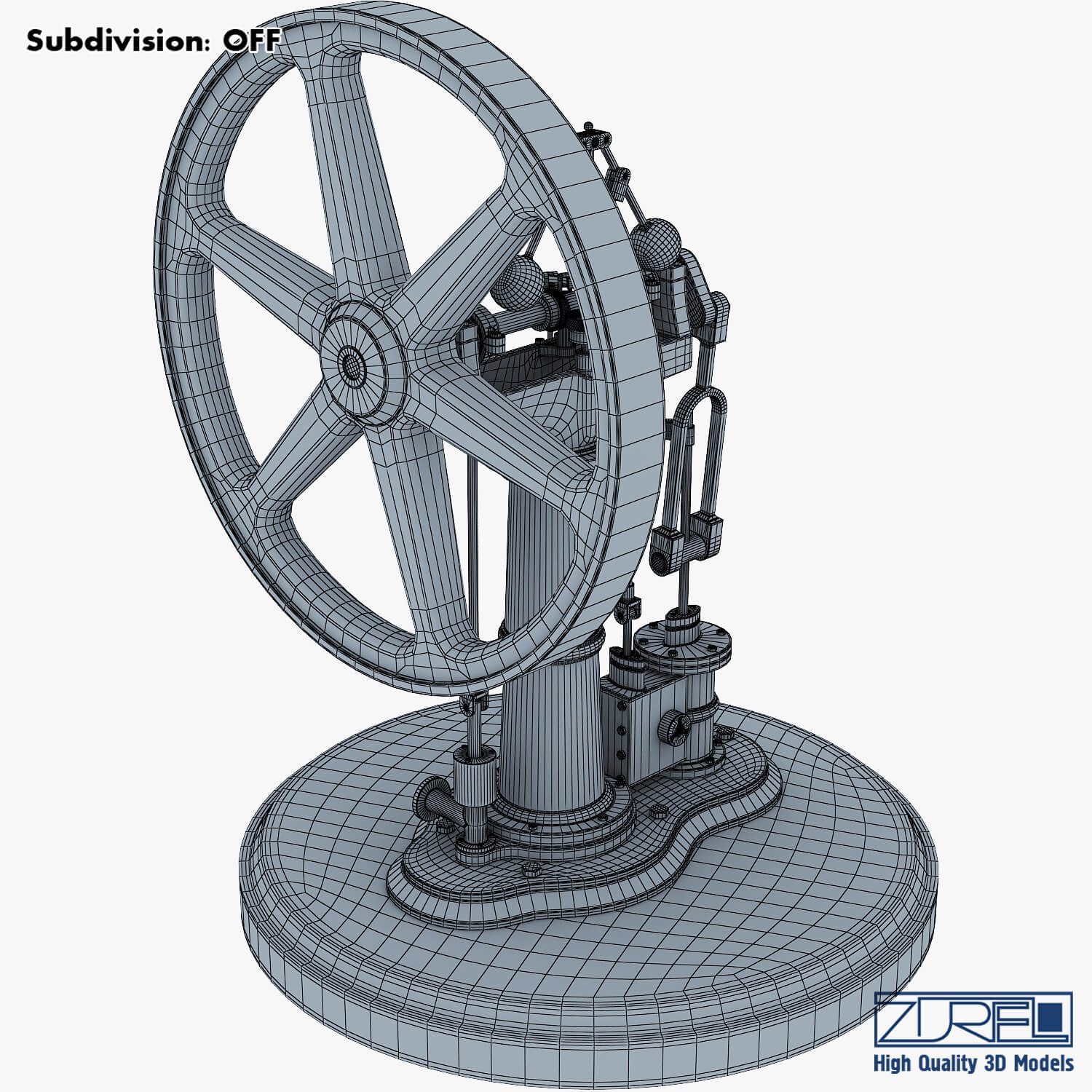 Benson Vertical Engine - 3D Model by Zurel