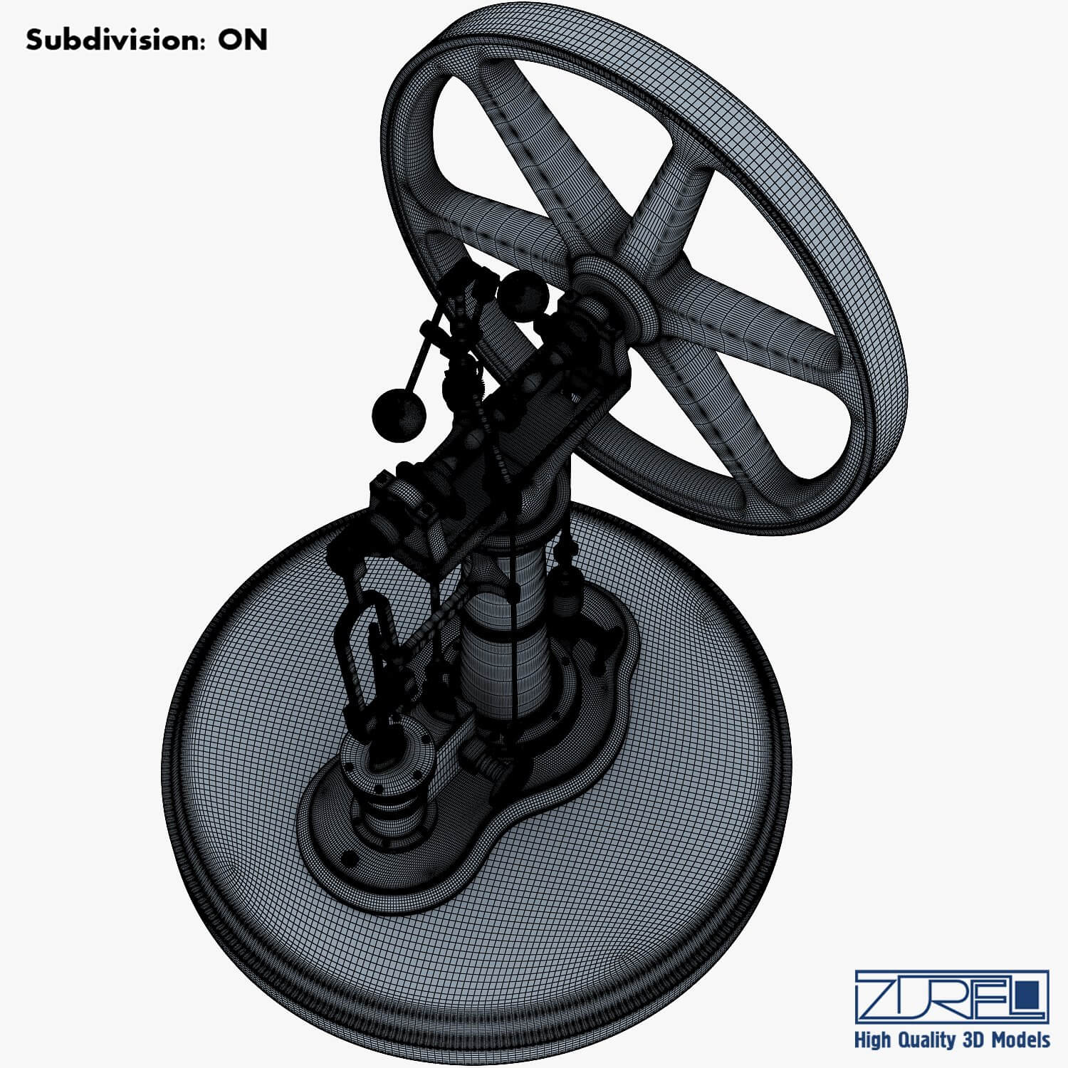 Benson Vertical Engine - 3D Model by Zurel