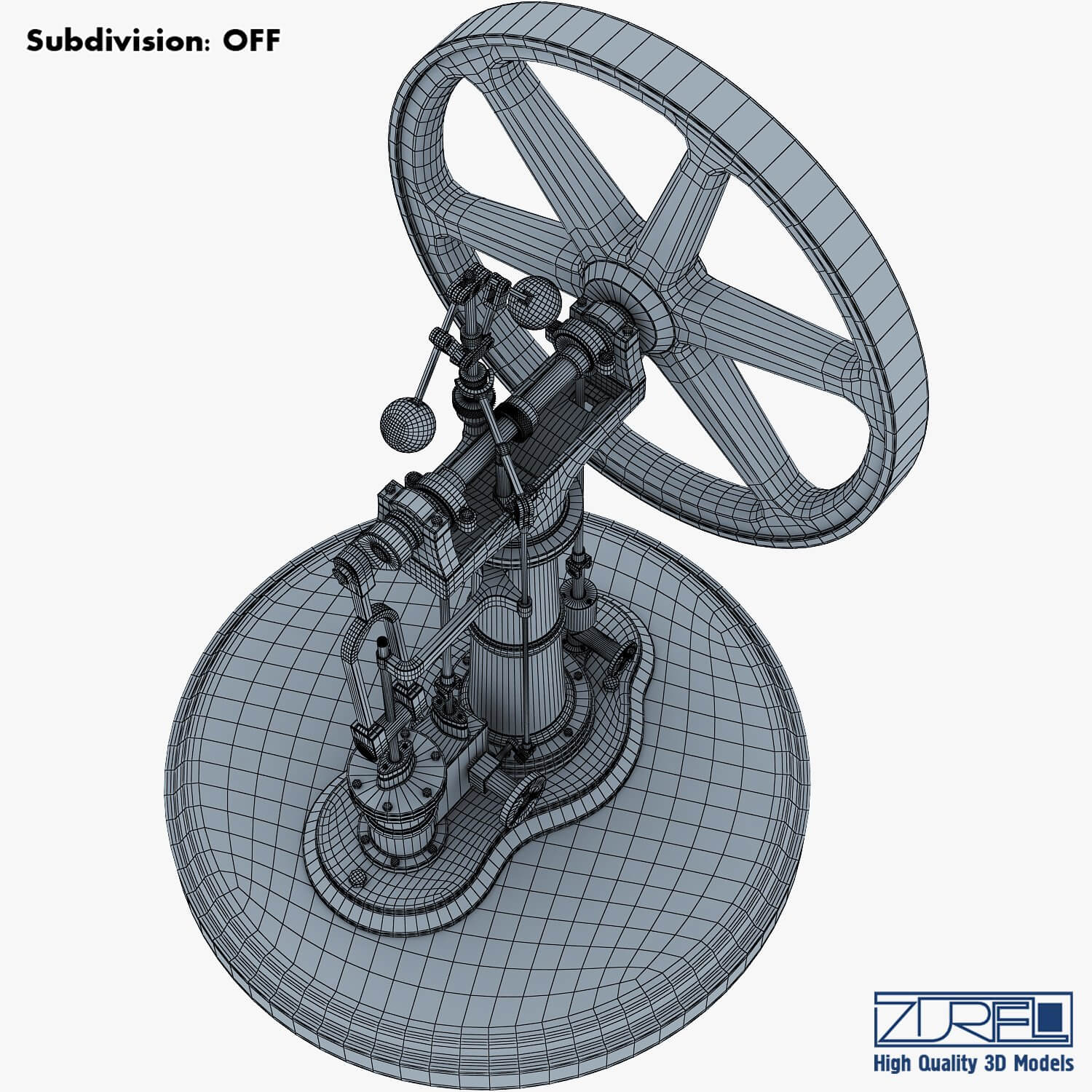 Benson Vertical Engine - 3D Model by Zurel