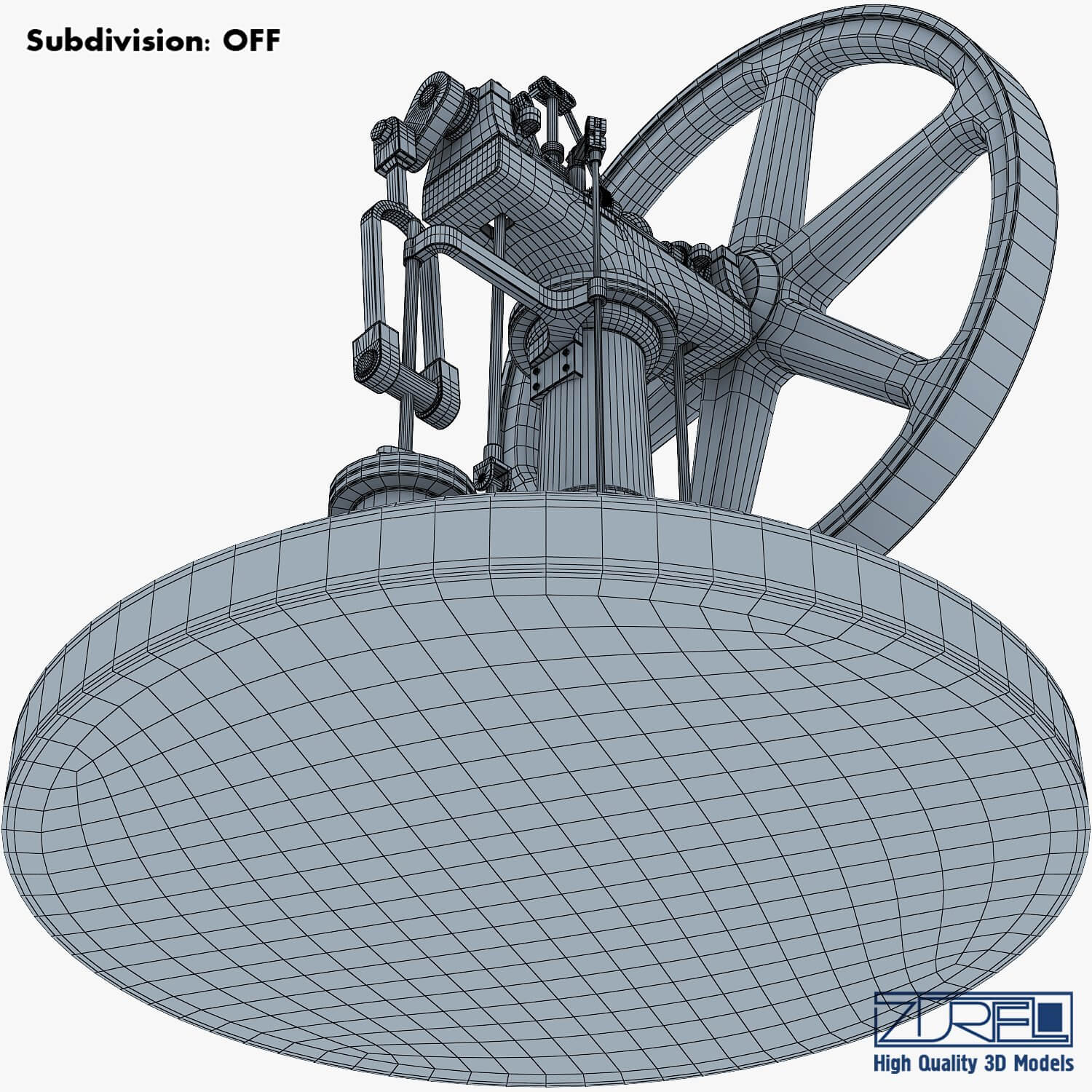 Benson Vertical Engine - 3D Model by Zurel