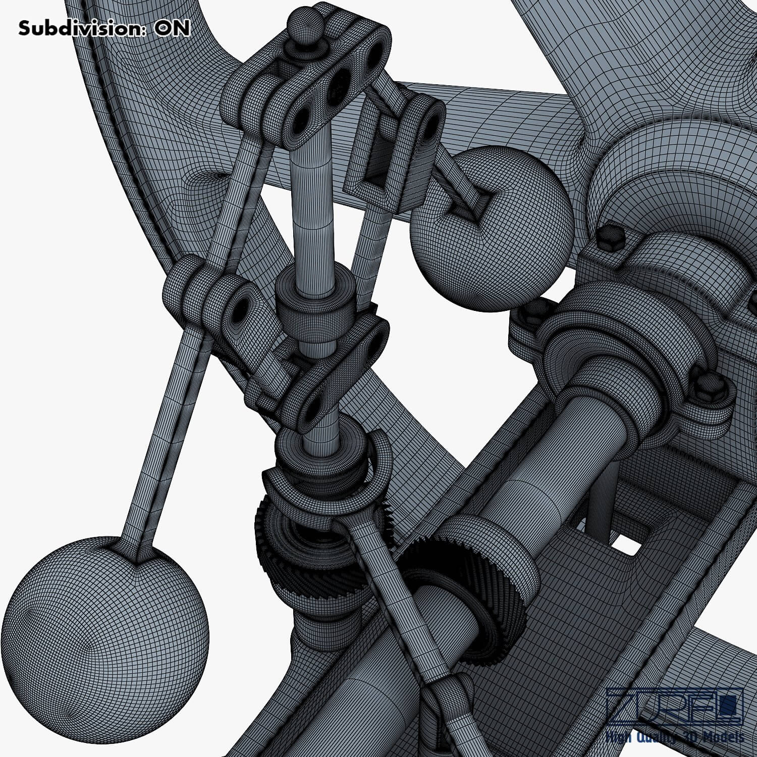 Benson Vertical Engine - 3D Model by Zurel