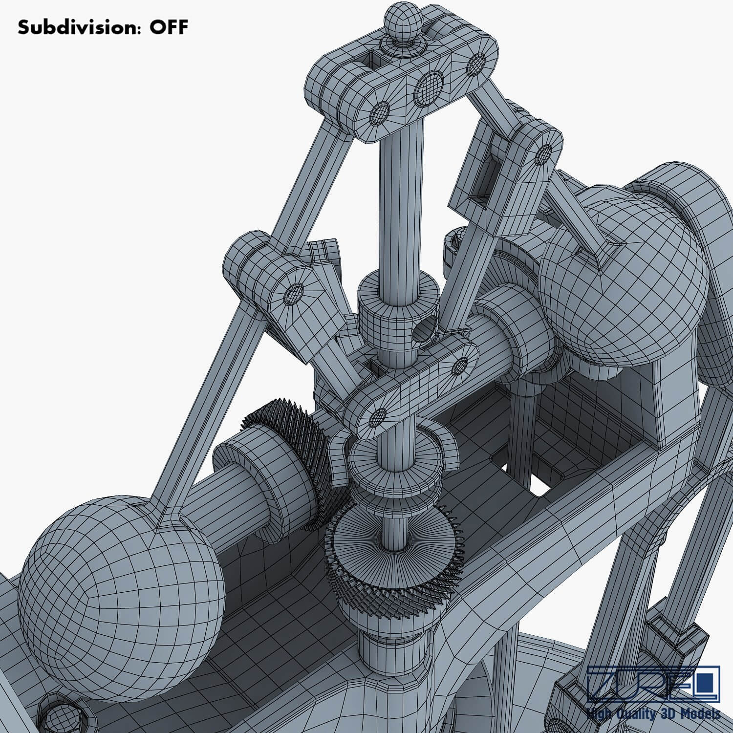 Benson Vertical Engine - 3D Model by Zurel