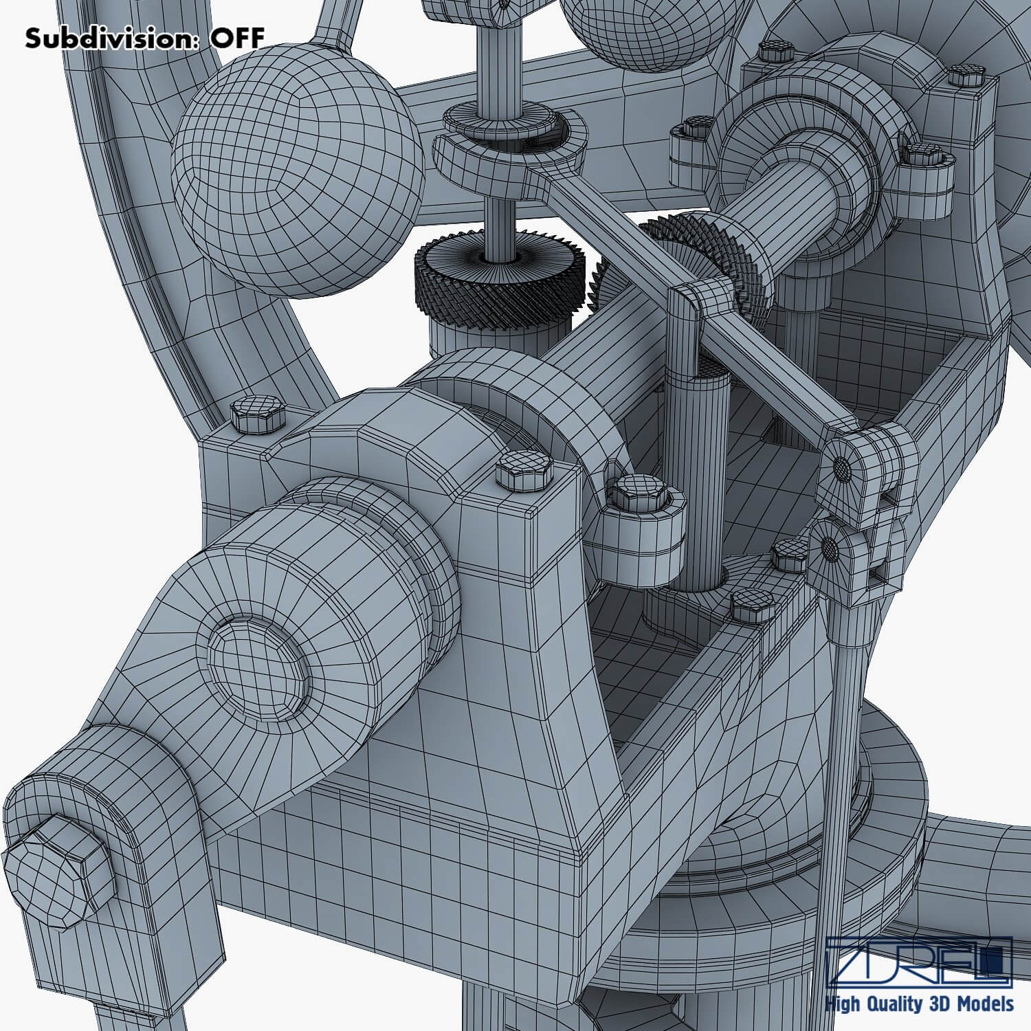 Benson Vertical Engine - 3D Model by Zurel