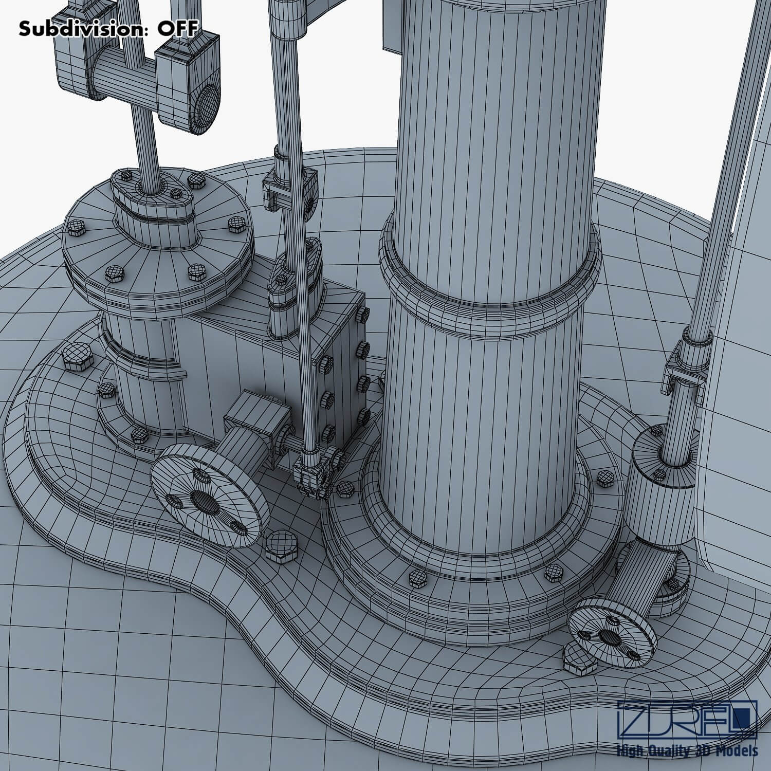 Benson Vertical Engine - 3D Model by Zurel