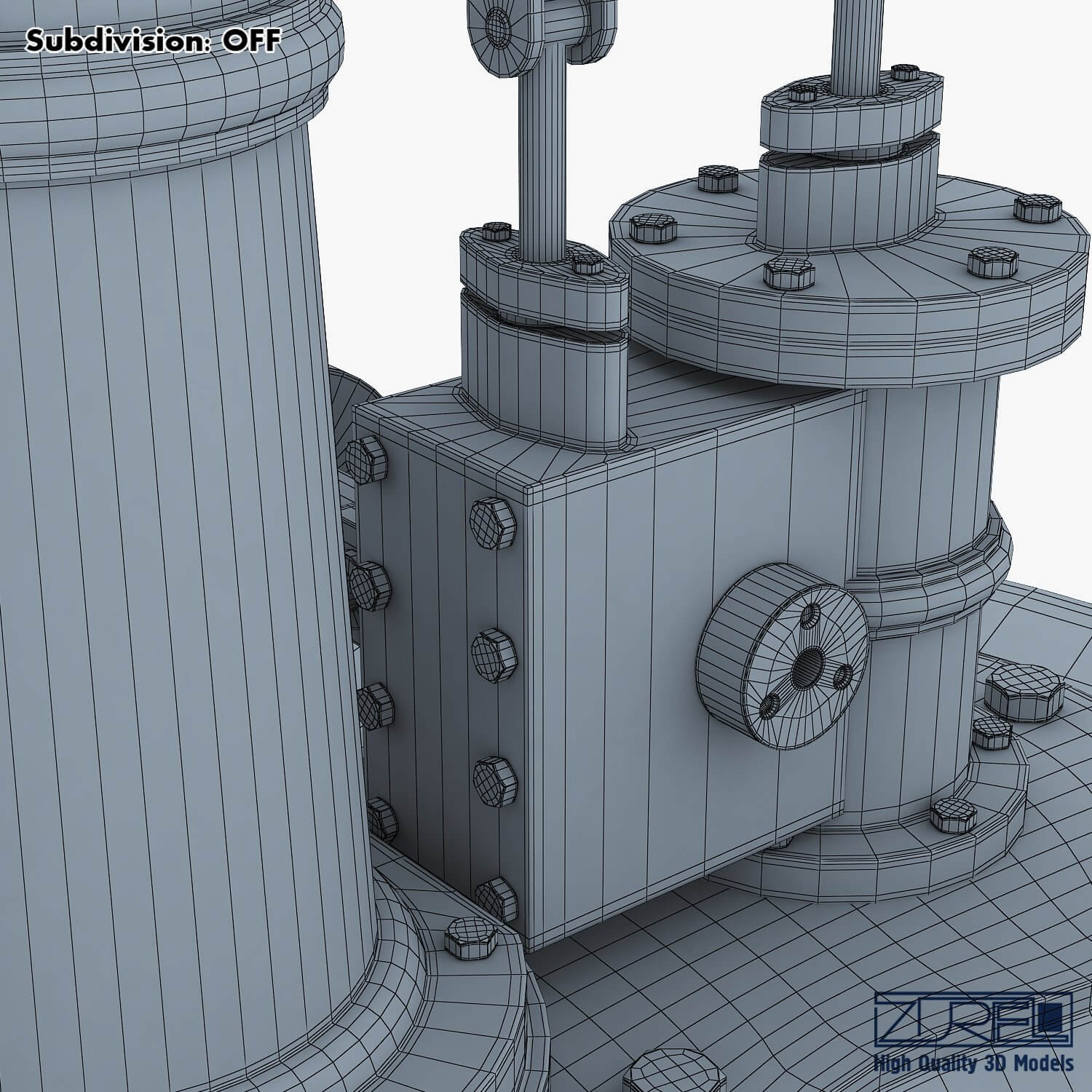 Benson Vertical Engine - 3D Model by Zurel