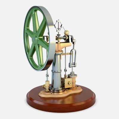 Benson Vertical Engine - 3D Model by Zurel