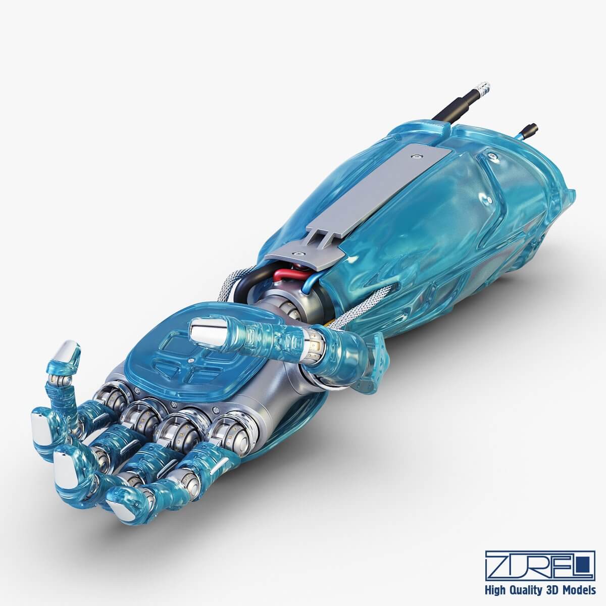 Bio Robotic Hand V 1 - 3D Model by Zurel