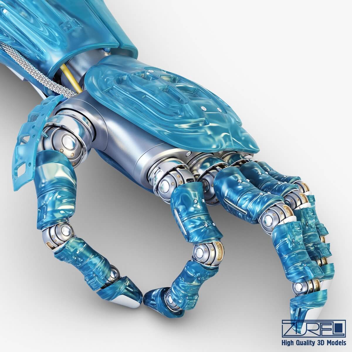 Bio Robotic Hand V 1 - 3D Model by Zurel