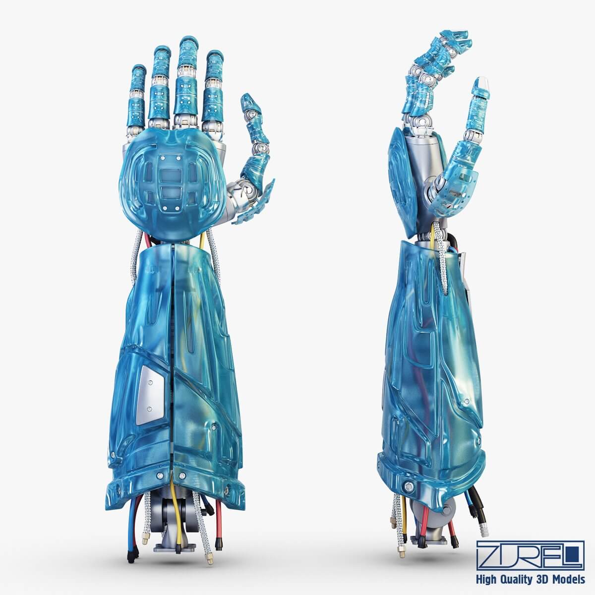 Bio Robotic Hand V 1 - 3D Model by Zurel