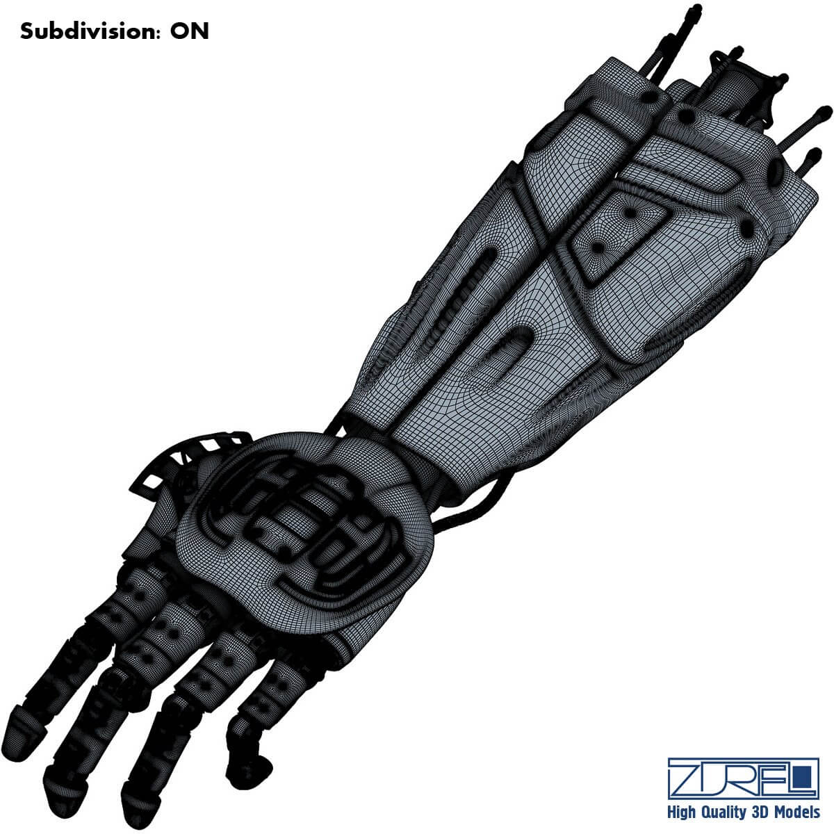 Bio Robotic Hand V 1 - 3D Model by Zurel