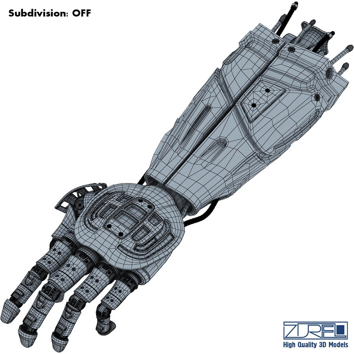 Bio Robotic Hand V 1 - 3D Model by Zurel