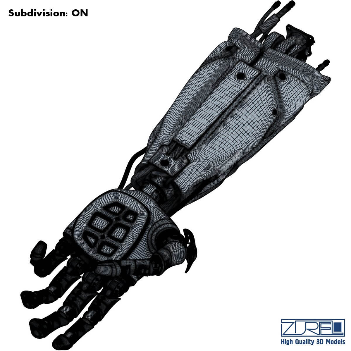 Bio Robotic Hand V 1 - 3D Model by Zurel