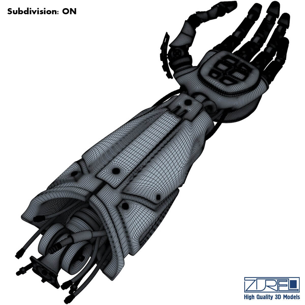 Bio Robotic Hand V 1 - 3D Model by Zurel
