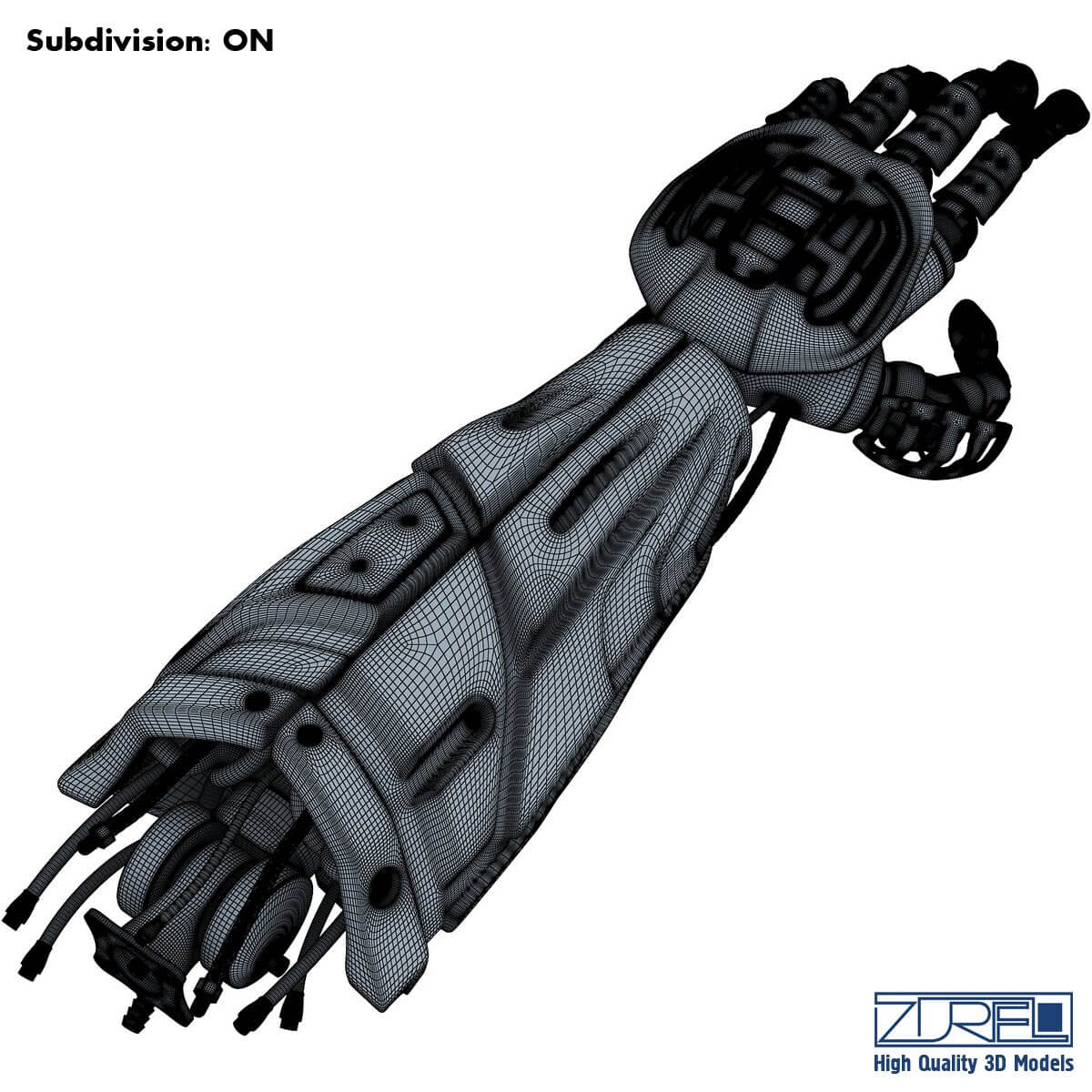 Bio Robotic Hand V 1 - 3D Model by Zurel