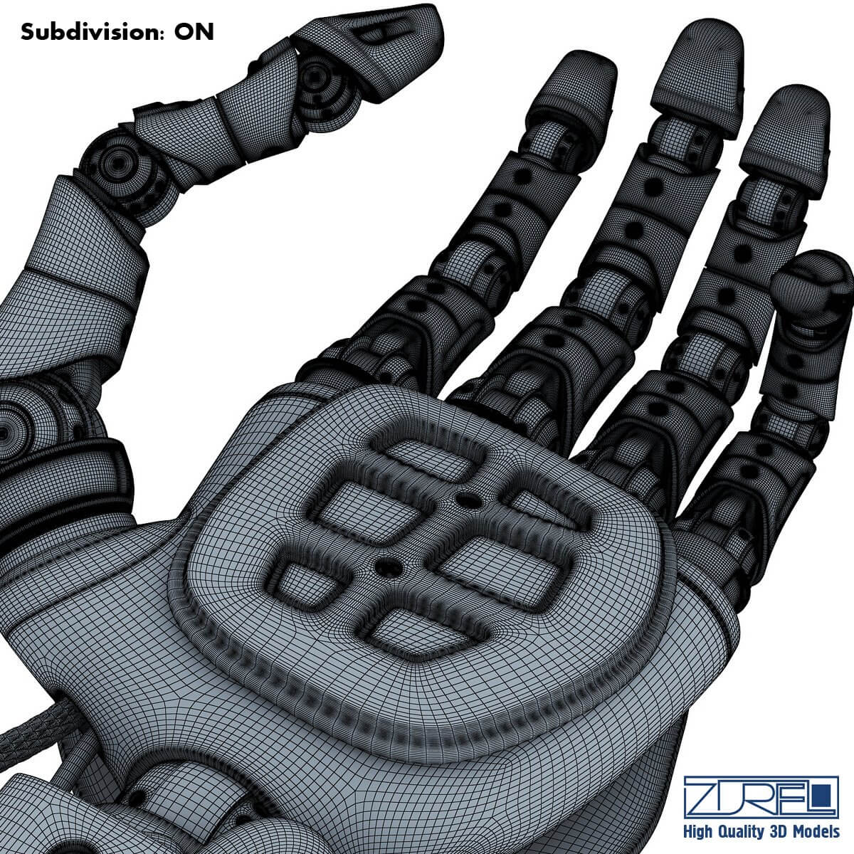 Bio Robotic Hand V 1 - 3D Model by Zurel
