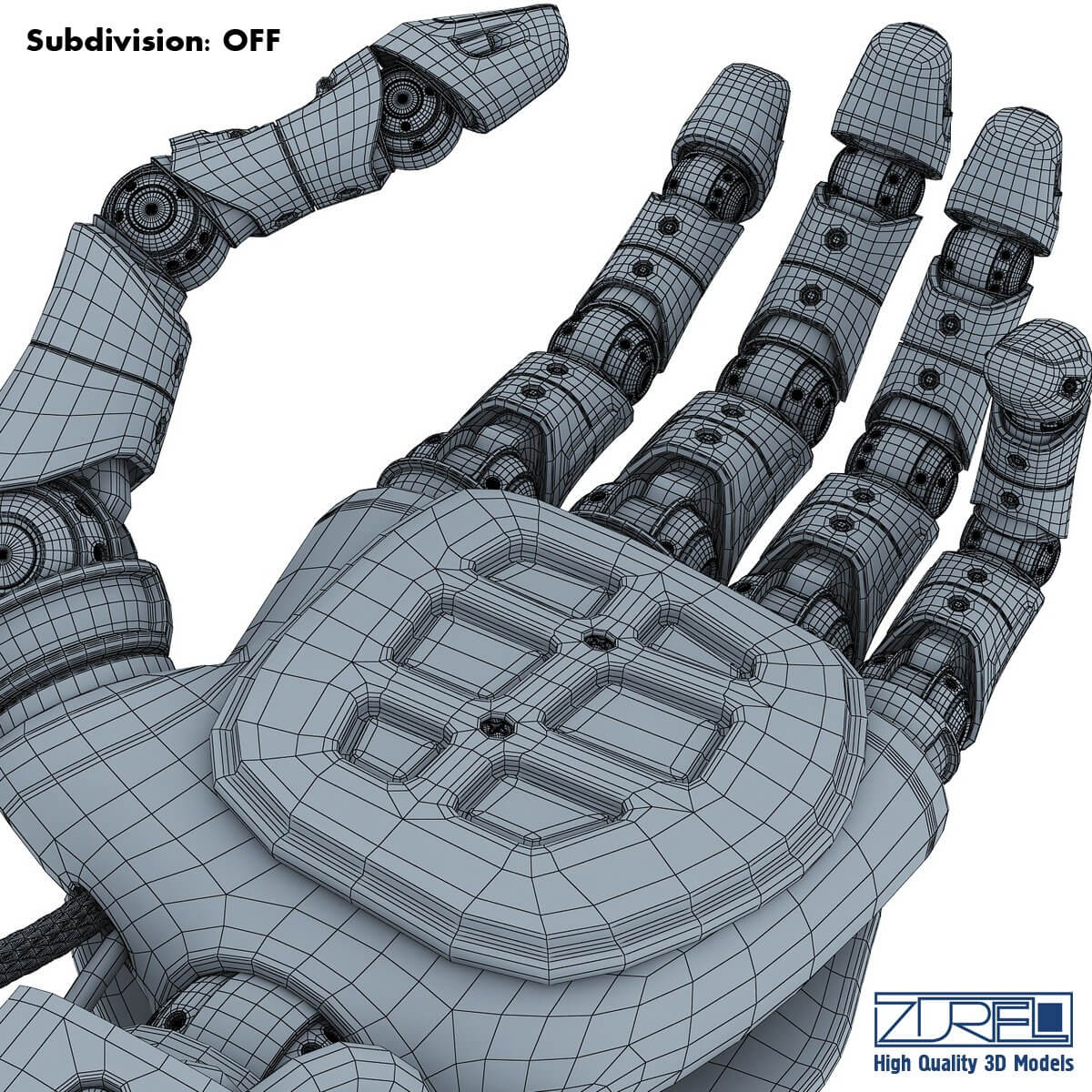 Bio Robotic Hand V 1 - 3D Model by Zurel