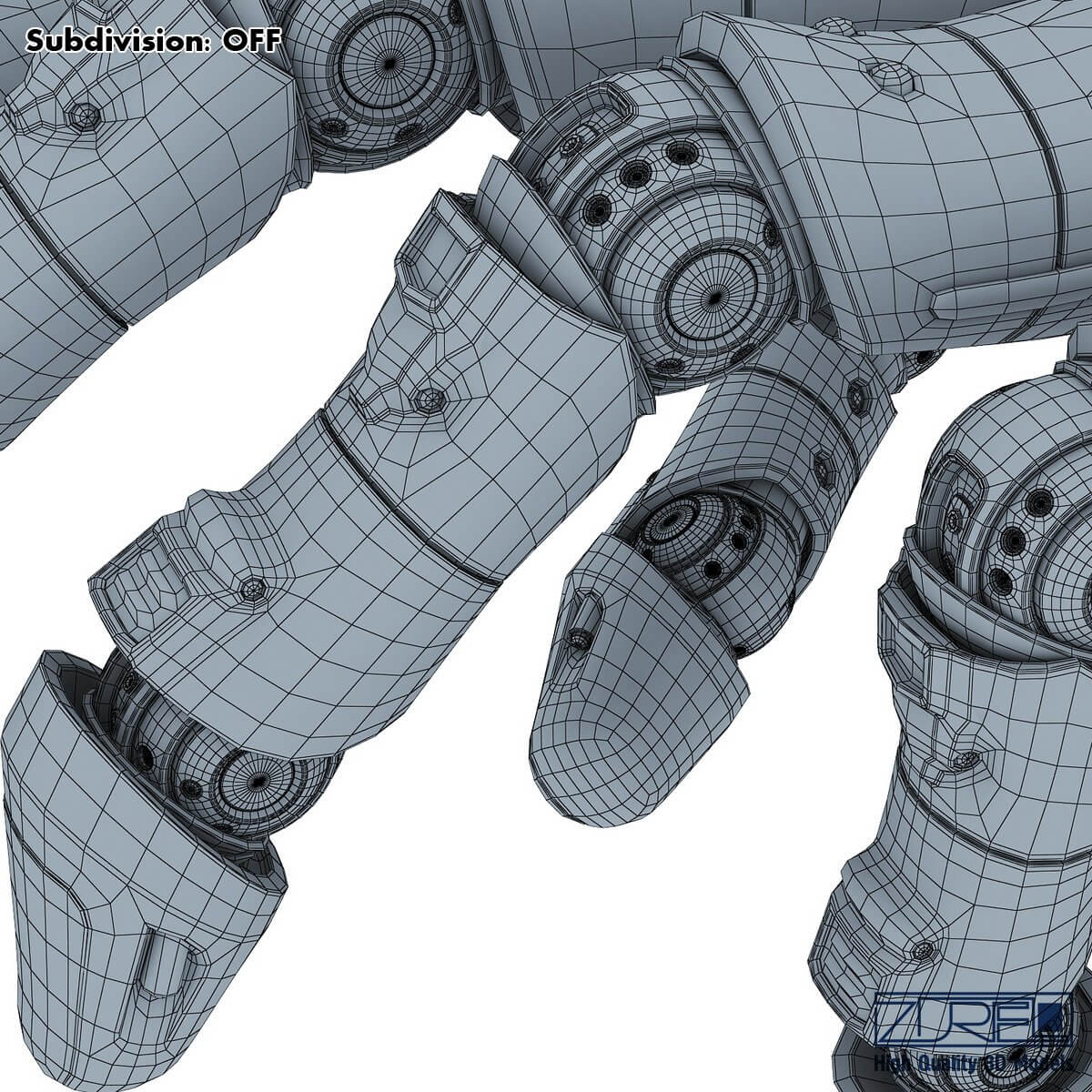 Bio Robotic Hand V 1 - 3D Model by Zurel