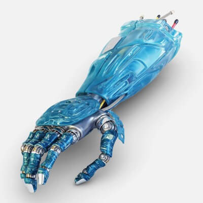Bio Robotic Hand V 1 - 3D Model by Zurel