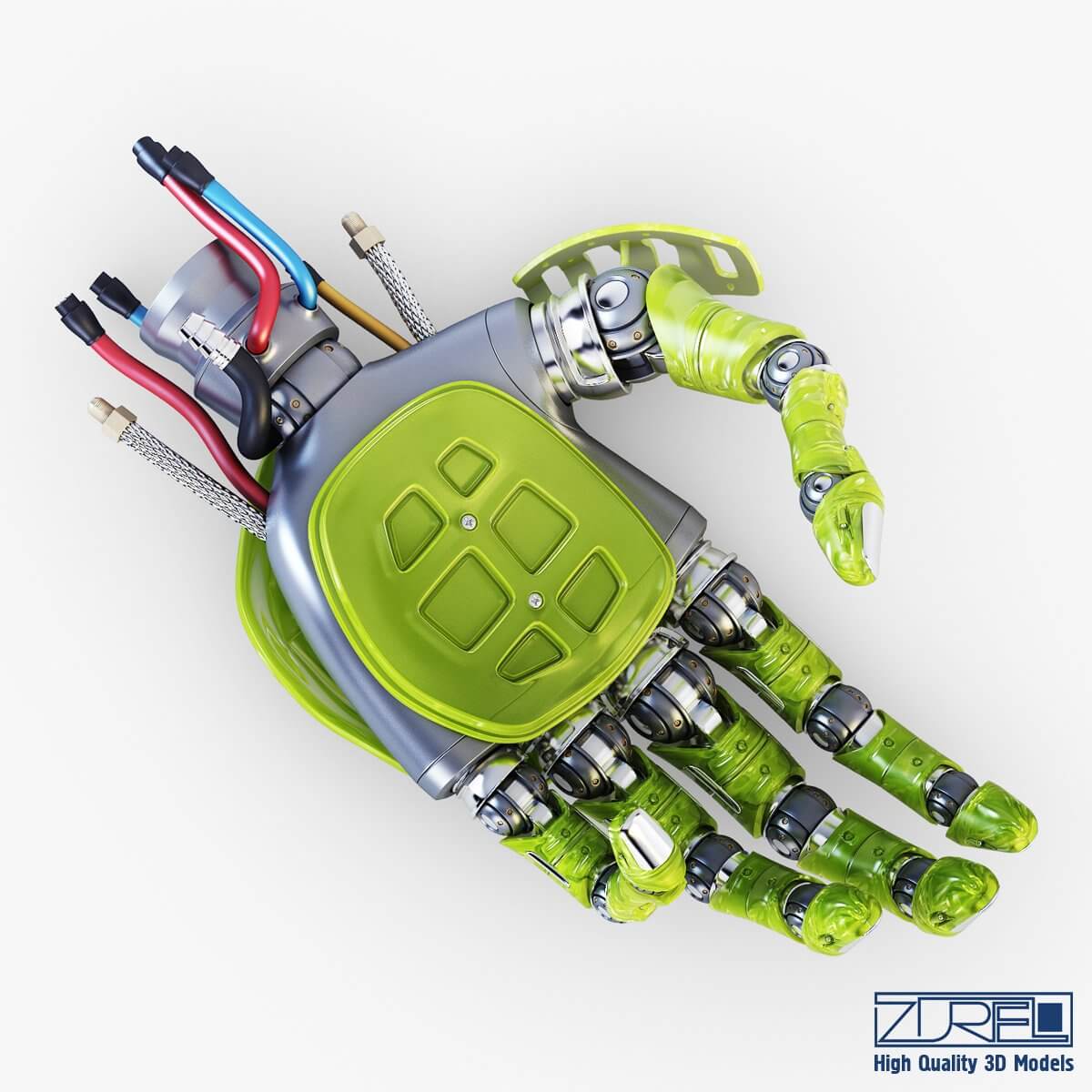 Bio Robotic Hand V 2 - 3D Model by Zurel