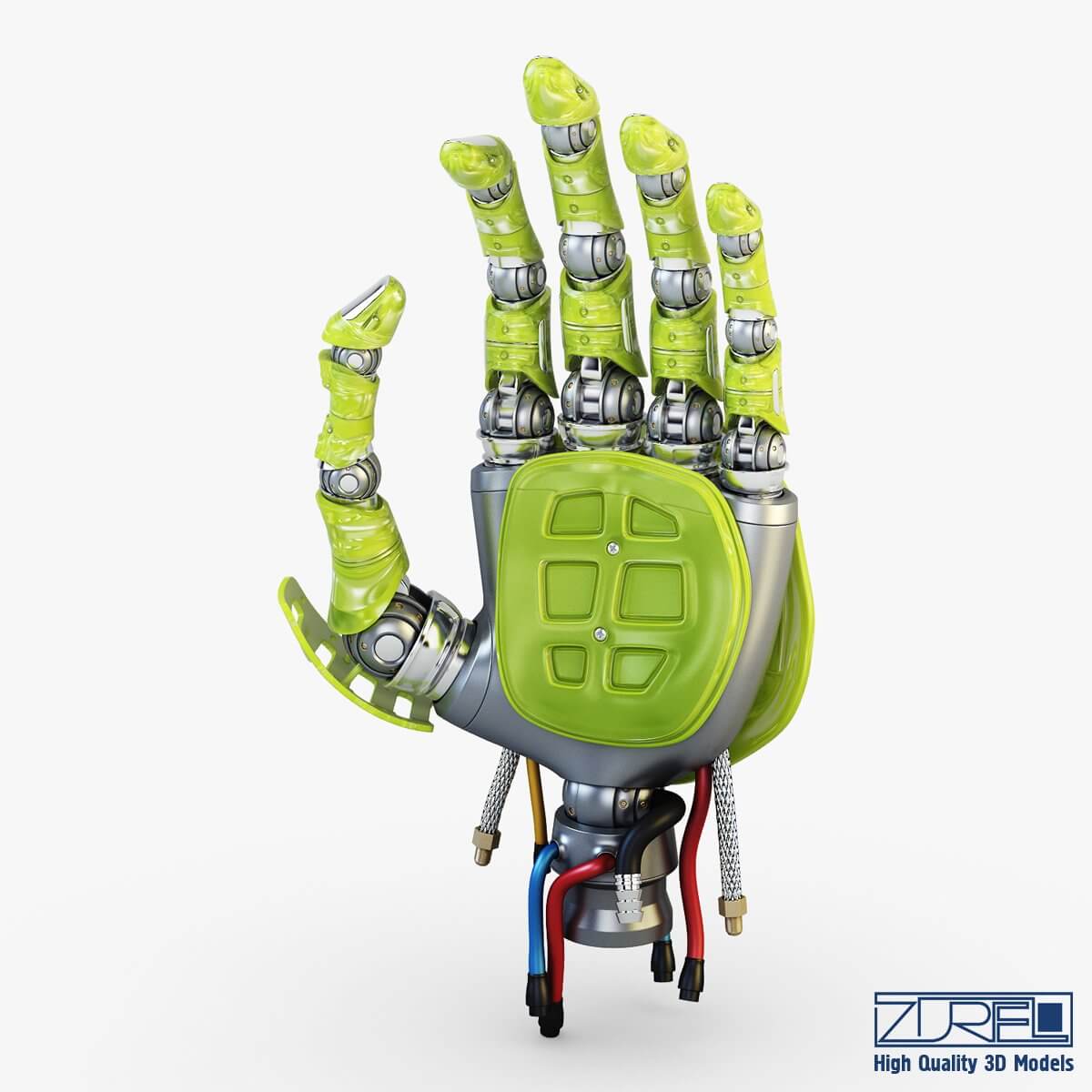 Bio Robotic Hand V 2 - 3D Model by Zurel