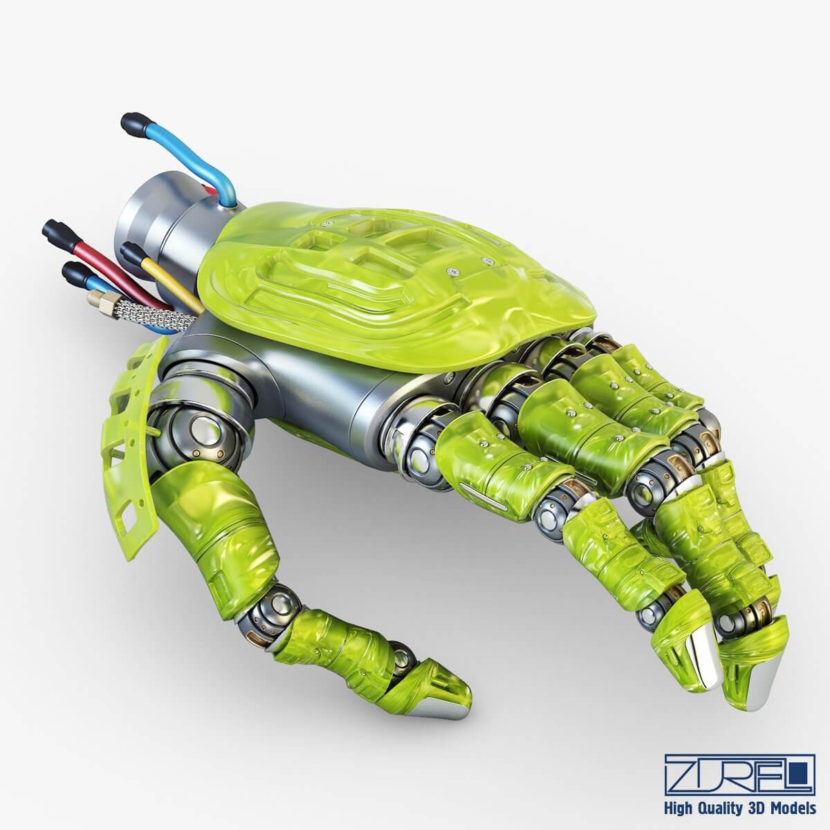 Bio Robotic Hand V 2 - 3D Model by Zurel