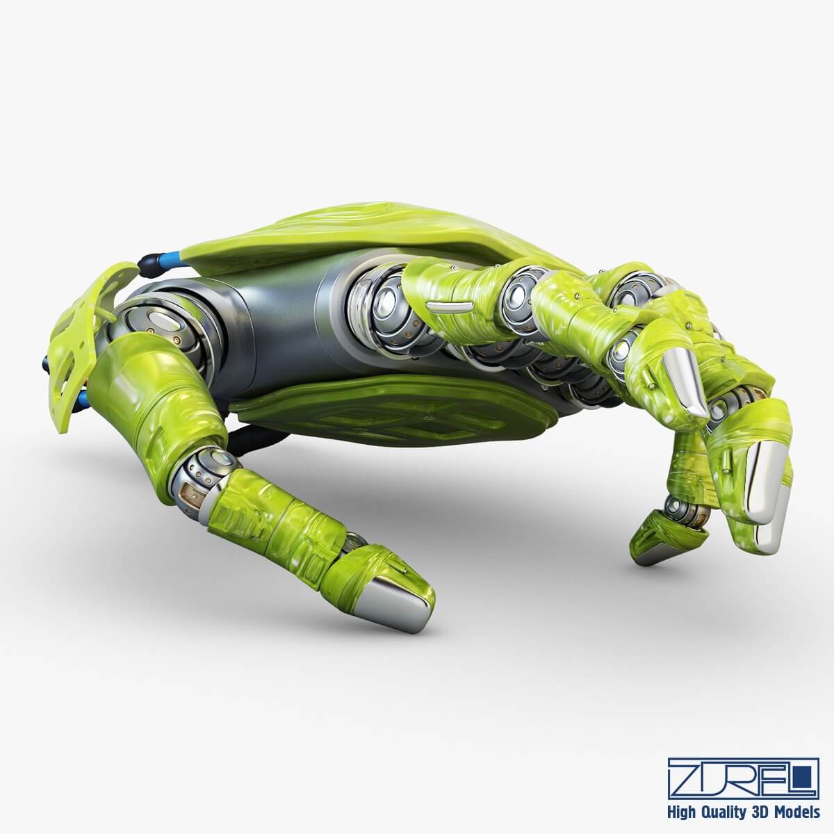 Bio Robotic Hand V 2 - 3D Model by Zurel