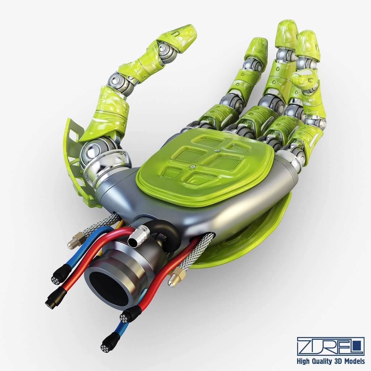Bio Robotic Hand V 2 - 3D Model by Zurel