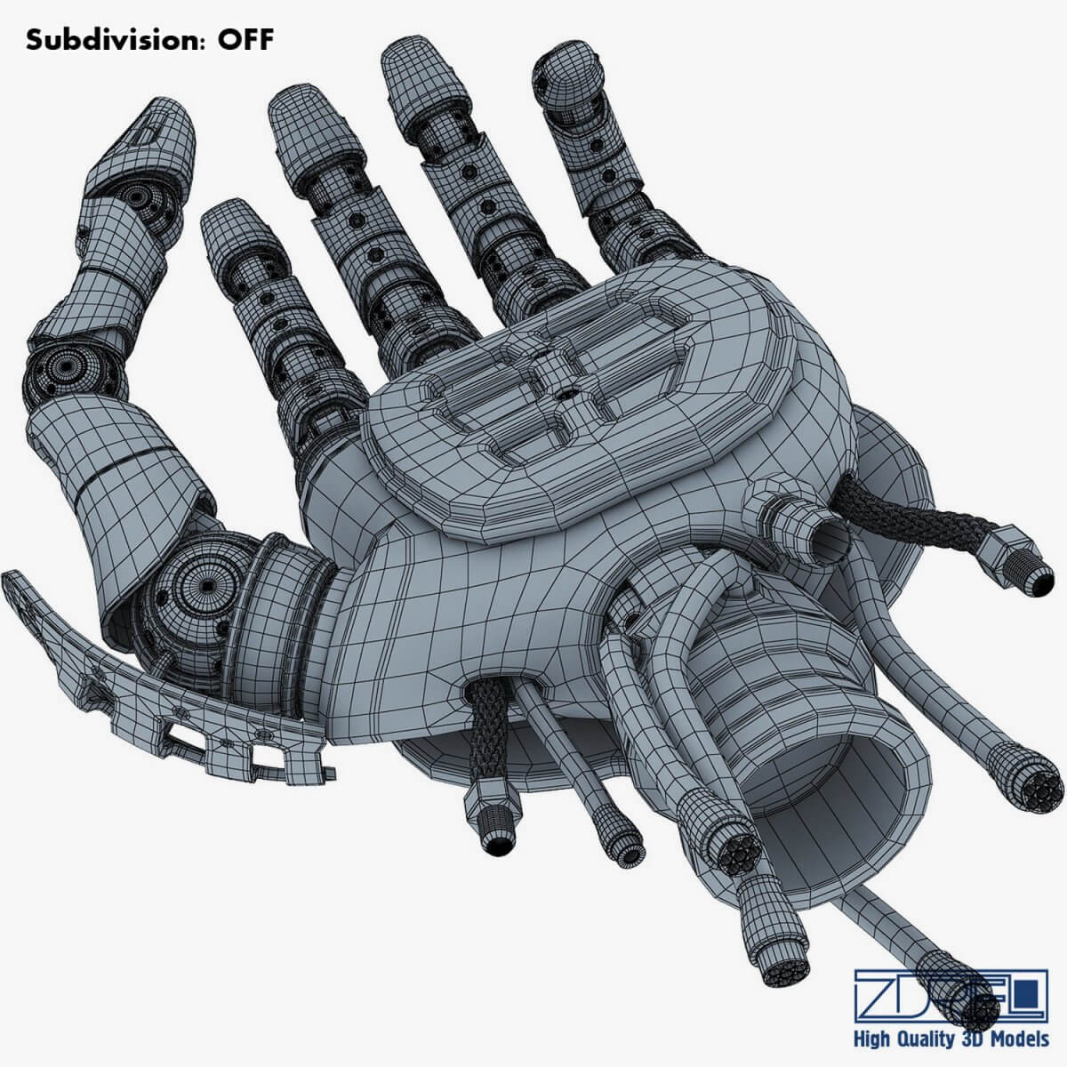 Bio Robotic Hand V 2 - 3D Model by Zurel