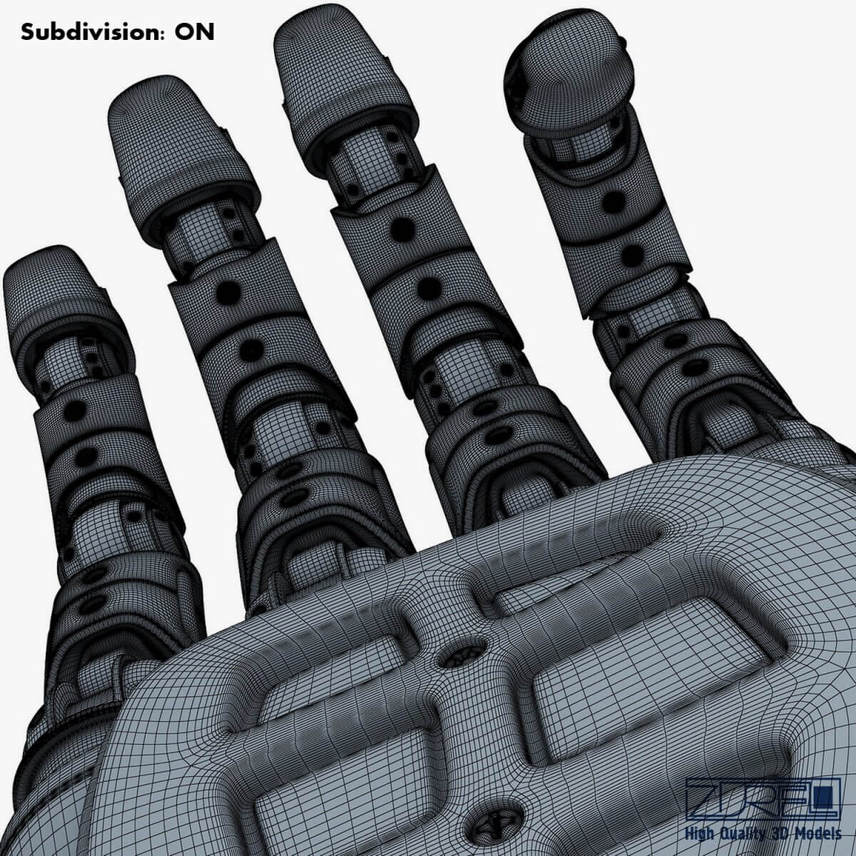 Bio Robotic Hand V 2 - 3D Model by Zurel