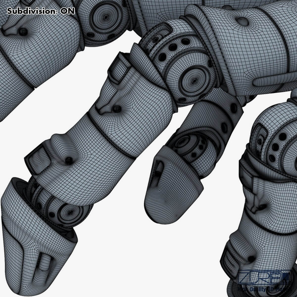Bio Robotic Hand V 2 - 3D Model by Zurel