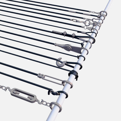 Cable Fastening Devices Set M1 - 3D Model by Zurel