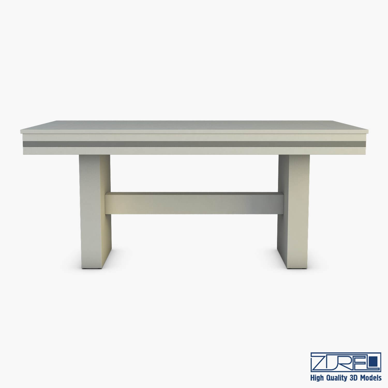 Capri Dining Table - 3D Model by Zurel