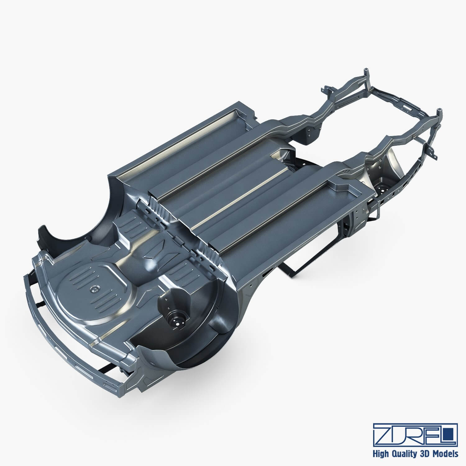 Car Frame V 1 - 3D Model by Zurel